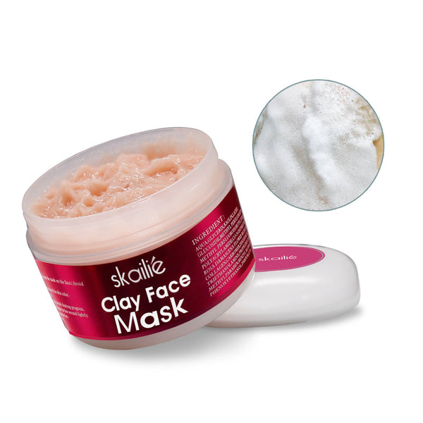 Skailié Clay Face Mask – Purifying & Hydrating Clay Facial Mask – Yuria